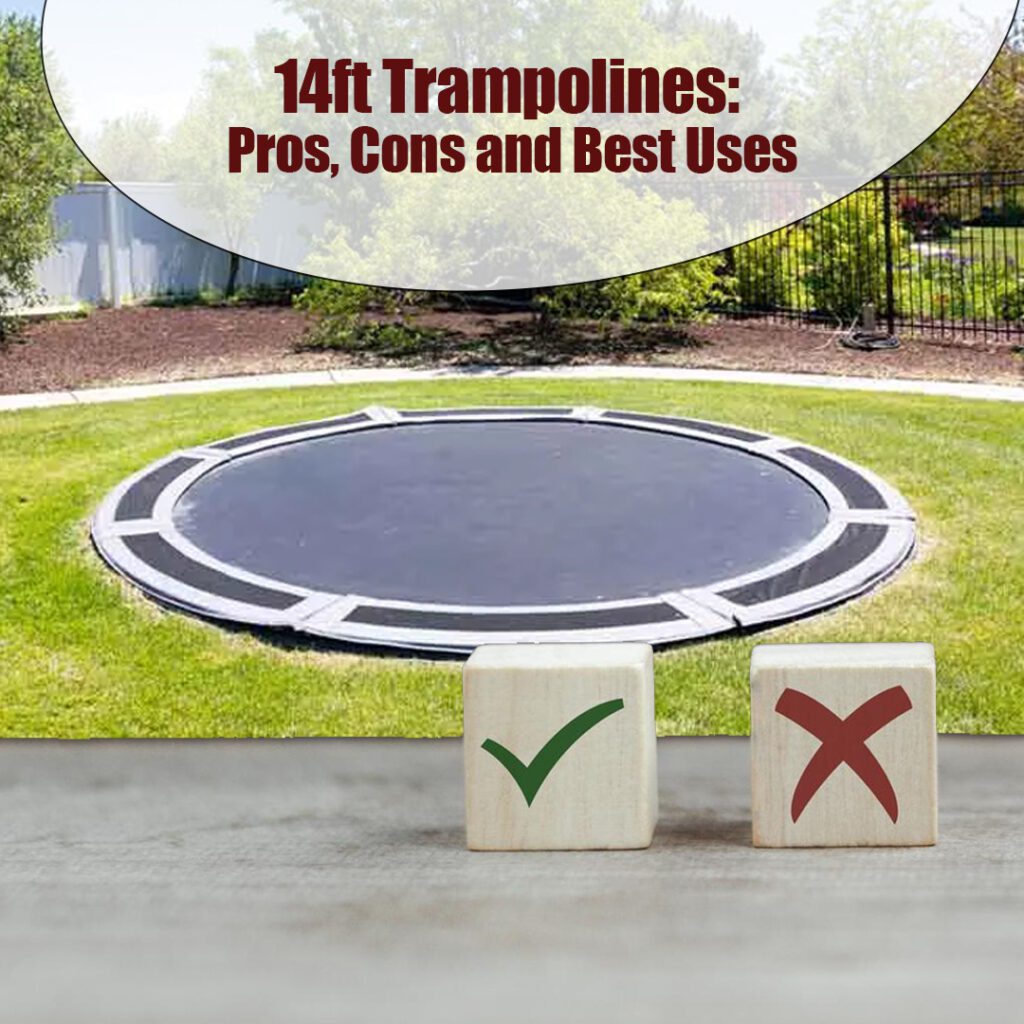12ft and 14ft Playground Trampoline Size Comparison for Your Garden
